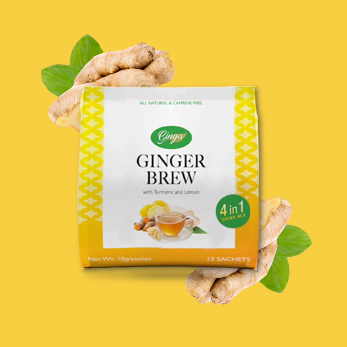 GINGER BREW SALABAT WITH TURMERIC & LEMON 120G – Ginga Food