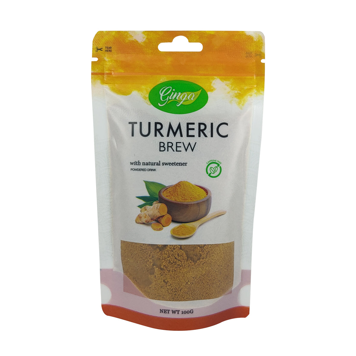 TURMERIC BREW REGULAR 100G – Ginga Food