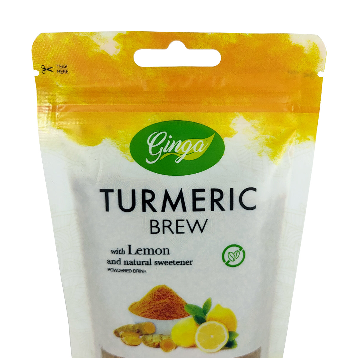 TURMERIC BREW WITH LEMON 100G – Ginga Food